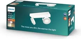 Philips Clockwork 2x4,5W bílá / LED bodové svítidlo / 1000lm / 2200-27