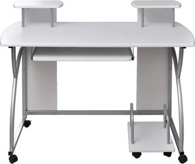 Počítačový stůl Bílý 110 x 52 x 88,5 cm kompozitní dřevo 20584