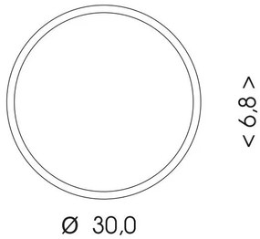 Ecolite WMAT300/HF-15W/BI - LED Stropní svítidlo se senzorem LED/15W/230V bílá