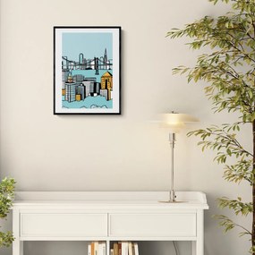 Jan Laštovička | San Francisco Rám: Dubový, Velikost: 30 x 20 cm