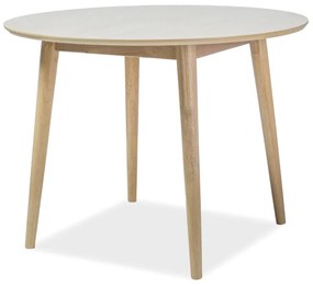 MAXIVA Jídelní stůl - NELSON, 90x90, medový dub