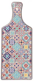 Keramické prkýnko / podtácek s motivem dlaždic Lisabon – 12x30 cm