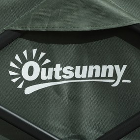 Skládací zahradní vozík Outsunny, nosnost 120 kg, přenosný vozík s odnímatelným pláštěm, rukojetí, koly a řízenou osou, zahradní vozík 95 litrů pro d…