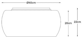 Lucide 70163/05/11 - Stropní svítidlo PEARL 5xG9/28W/230V
