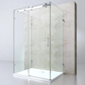 design sprchový kout RAVENA 17-2 - CHROM 100-160cm