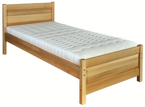 Drewmax Dřevěná postel 80x200 buk LK120 gray
