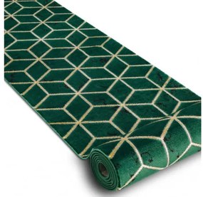 Běhoun EMERALD exkluzivní 1014 glamour, styl kostka zelený/zlatý