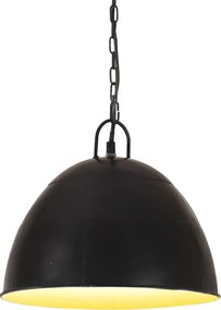 Industriální závěsné svítidlo 25 W černé kulaté 31 cm E27 320548