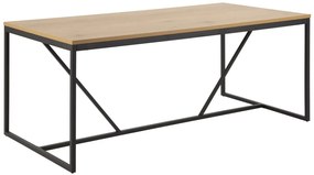 Jídelní stůl Naja 180 cm dub - černý
