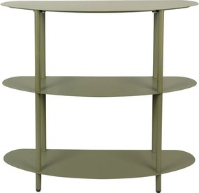 Zelený kovový regál 90x82x28 cm Riqueza – Leitmotiv