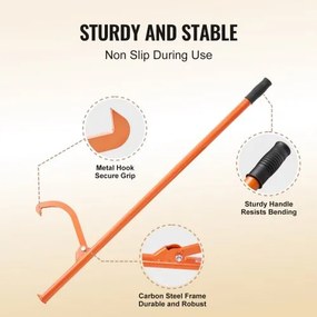 Nástroj Cant Hook Nářadí 118,1 cm Zesílené provedení Ocelový válec na klády Lesnické
