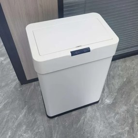 Automatický bezdotykový odpadkový koš Daytona 60 l – bílý