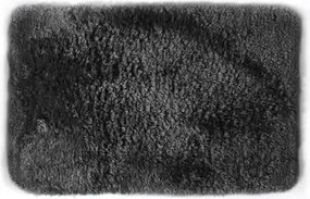 Spirella FINO koupelnová předložka 50 x 80 cm černá mikrovlákno / prot