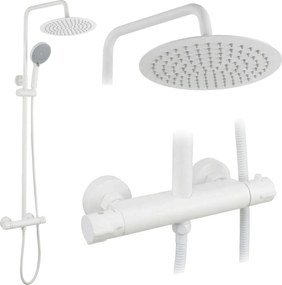 Rea Lungo, sprchový set s termostatem, bílá, REA-P6731