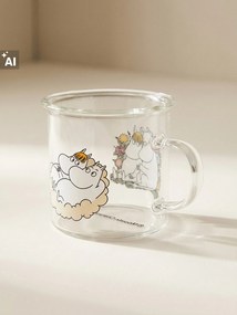 Sinsay - Skleněný hrnek s uchem The Moomins - vícebarevná