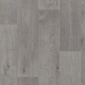 Gerflor, PVC podlaha - lino AladinTex Ultra 1751 Pure Oak grey, na míru, šíře 4m, šedá, filc, chodba / předsíň