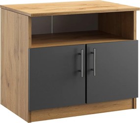 Casarredo - Komfort nábytek Komoda 2D OFFICE KIT dub apalačský/šedá