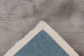 Lalee Kusový koberec Heaven 800 Taupe Rozměr koberce: 160 cm KRUH