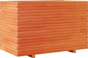 Zahradní truhlík voskově hnědý 110x60x72 cm masivní borovice 3282651