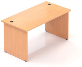 NABYTEK-DESIGNOVY.CZ - BKA14 11 - Kancelářský stůl Komfort, dřevěná podnož, 140x70x76cm, buk