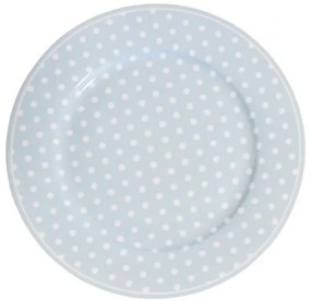 Dezertní talíř modrý s puntíky 20 cm (ISABELLE ROSE)