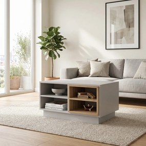 IDZ Konferenční stolek GREY 06, 120 cm Bílá/Dub Artisan