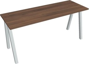 Kancelářský pracovní stůl Hobis UEA 1600, bílá RAL 9016, deskaakát