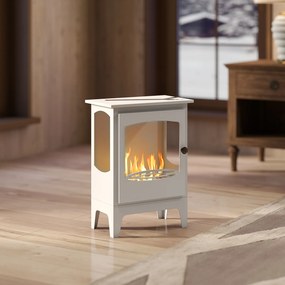 HOMCOM krb na bioethanol 2,05 kW ocel, nádrž 0,9 l, doba hoření 3 h, 39x26x54 cm, černý