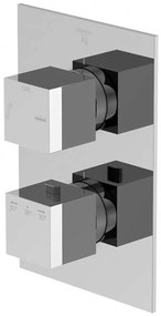 Steinberg 160 - Termostatická baterie pod omítku pro 2 spotřebiče, chrom 160 4133 3