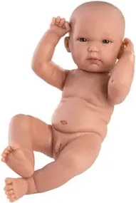 Llorens 63501 NEW BORN CHLAPEČEK - realistická panenka miminko s celov