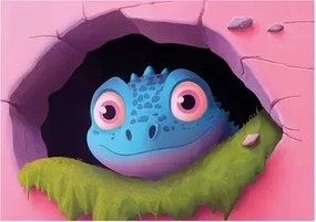 EDUCA Puzzle Přátelští dinosauři 4v1 / 20  40  60  80 dílků / od 4 let