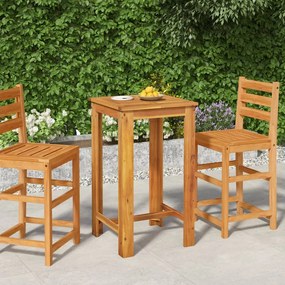 Zahradní barový stůl 60 x 60 x 105 cm masivní akáciové dřevo,  319700