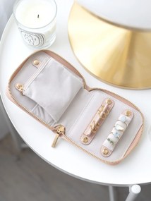 Kompaktní cestovní šperkovnice Stackers Blush Compact Jewellery Roll | růžová 75759