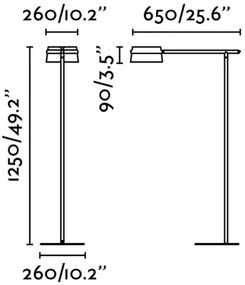 FARO 29569 - LED Stmívatelná dotyková stojací lampa LOOP LED/6W/230V