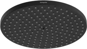 Hansgrohe - Hlavová sprcha, průměr 24 cm, EcoSmart, matná černá