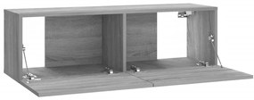 TV skříňka šedá sonoma 100 x 30 x 30 cm kompozitní dřevo