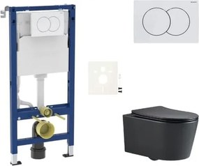 Závěsný WC set do lehkých stěn / předstěnová SAT Brevis SIKOGESBREBLD01