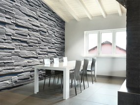 Tapeta šedý kámen (150x105 cm) - Murando DeLuxe