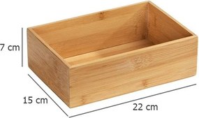 Koupelnový organizér TERRA, bambusový, L , WENKO