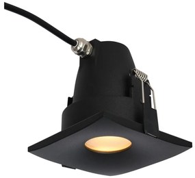 Azzardo AZ5392 -Koupelnové podhledové svítidlo ROMOLO 1xGU10/50W/230V IP65 černá