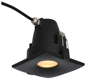 Azzardo Azzardo AZ5392 -Koupelnové podhledové svítidlo ROMOLO 1xGU10/50W/230V IP65 černá AZ5392