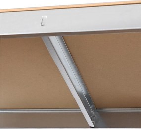 Zátěžový regál Yaheetech – Mod.1: 180 × 90 × 40 cm/875 kg stříbrná (264515749188)