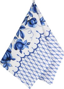 Bellatex Kuchyňská utěrka 1 ks Modrá,Bílá 50x70 cm