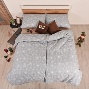 Vánoční povlečení Aurelia šedé EMI, Standardní set jednolůžko obsahuje 1x 140x200 + 1x 70x90