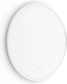 Nimco - Zrcadlo s LED osvětlením, průměr 70 cm, dvěma dotykovými senzory, bílá ZPB 61001RVX-05