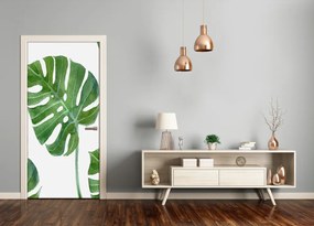 Samolepící fototapeta na dveře Monstera 95x205 cm