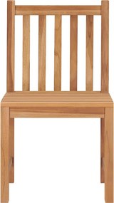 Zahradní židle s poduškami 4 ks masivní teak 3073092