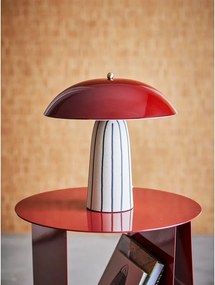 Keramická stolní lampa s kovovým stínidlem (výška 32 cm) Arvid – Bloomingville