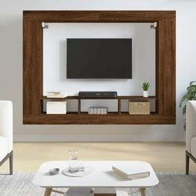 vidaXL TV skříňka 152 x 22 x 113 cm kompozitní dřevo [833724] Barva: Bílá