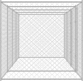 Klec pro psa Stříbrná 800 x 200 x 200 cm Pozinkovaná ocel 3368313